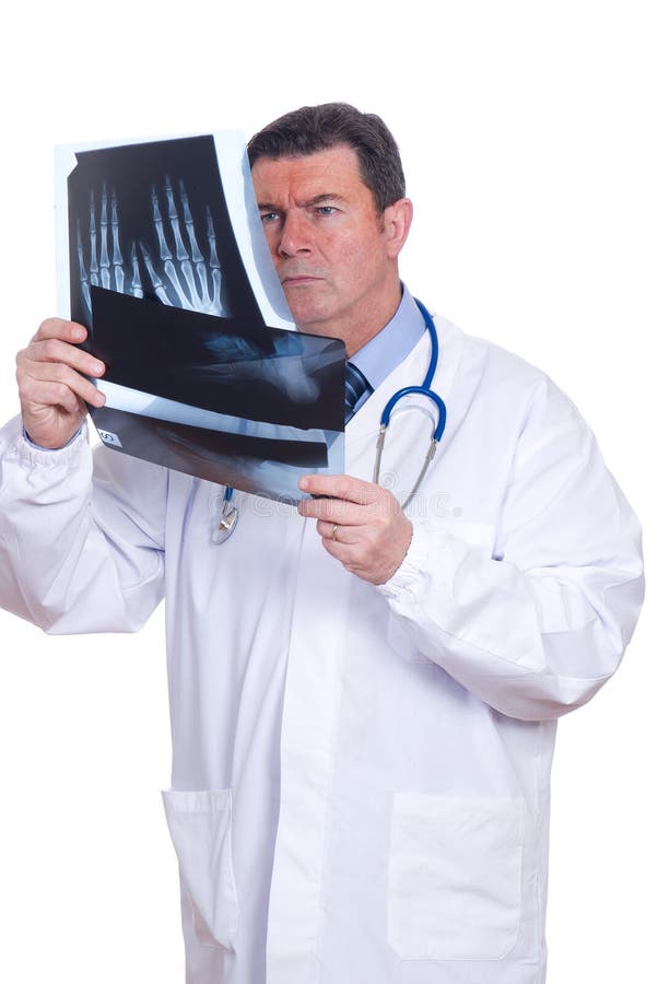 Doctor with x-ray stock photo. Image of office, laboratory - 17973758