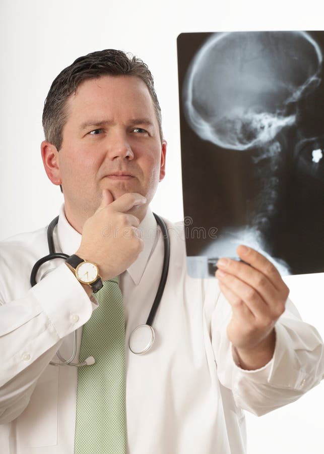 Doctor and x-ray stock photo. Image of portrait, professional - 5201554