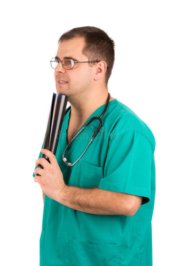 Doctor X-Ray Analisys stock image. Image of scan, care - 35905077