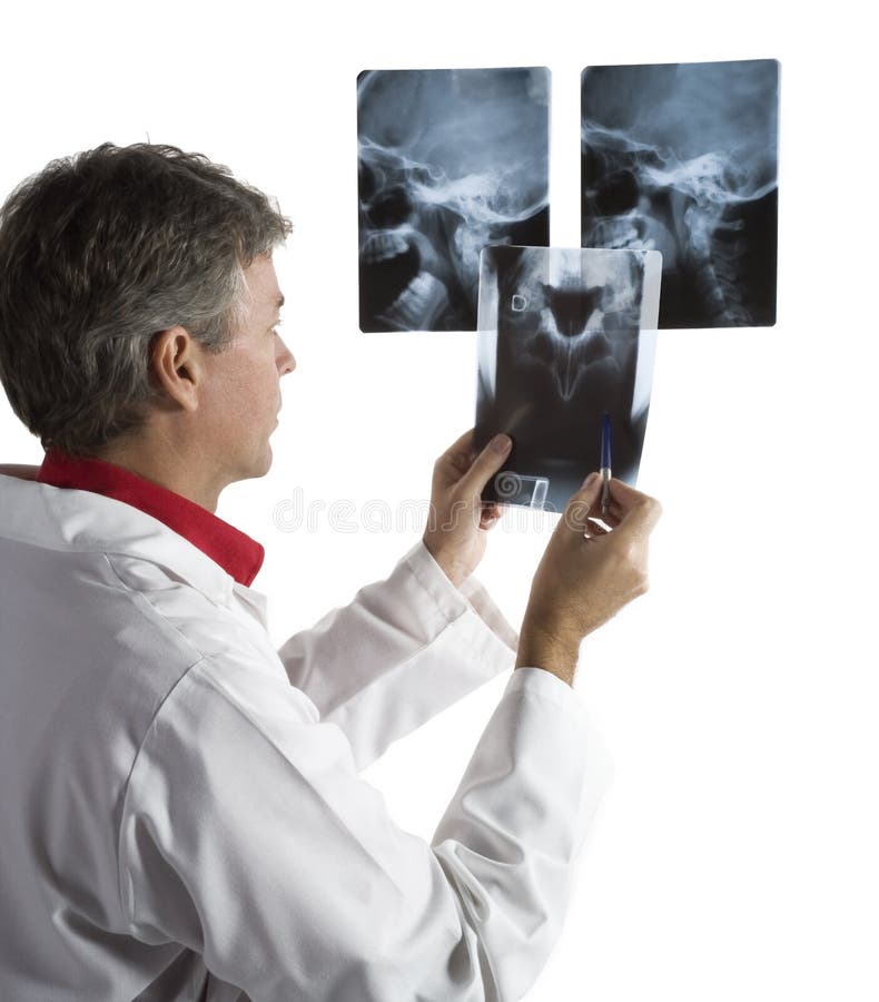 Doctor and x ray plates stock photo. Image of hospital - 3194554
