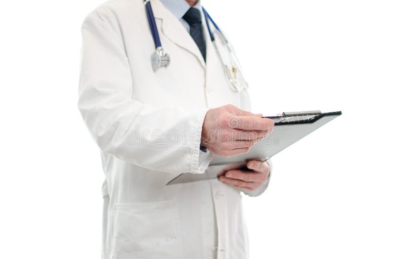 Doctor reading notes stock photo. Image of professional - 47213916