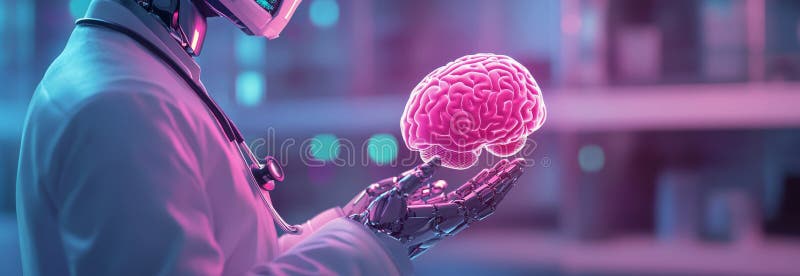 Doctor Reviewing Brain Test Results through a Computer Interface ...