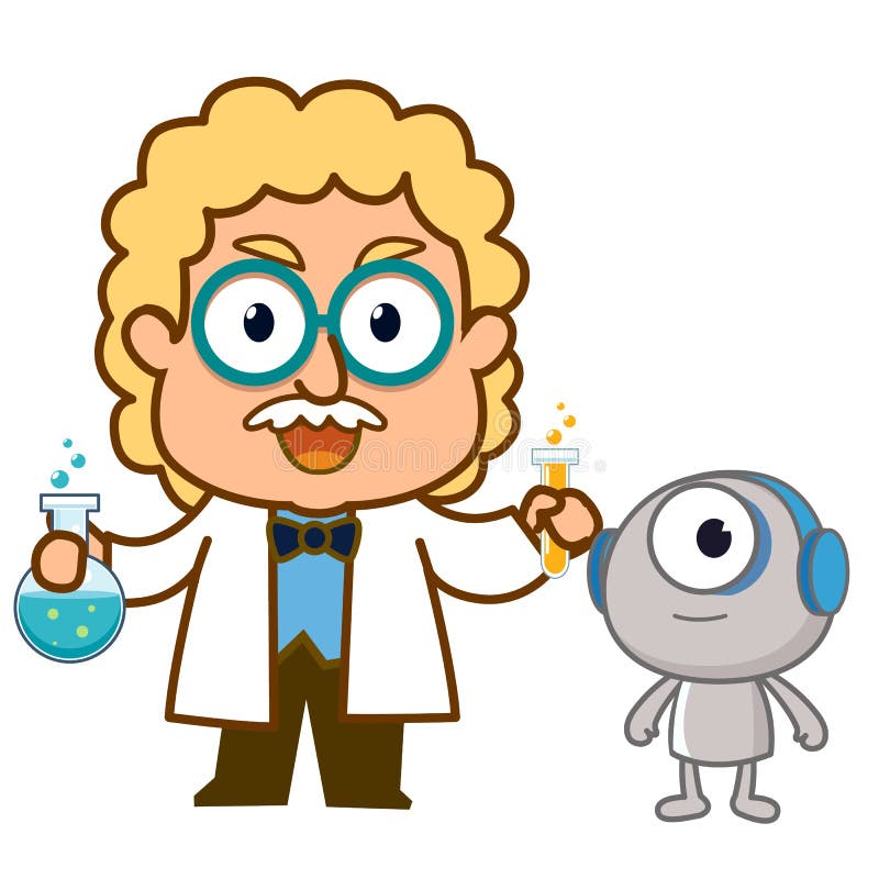 Robot Scientist Stock Illustrations – 3,977 Robot Scientist Stock ...