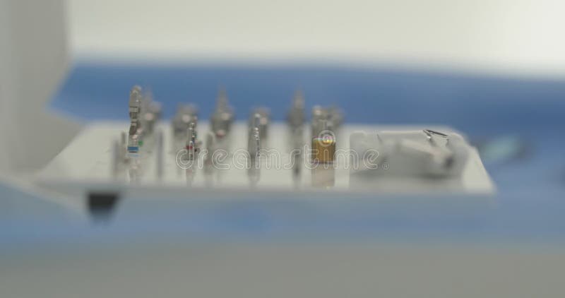 Doctor S Hands with a Working Tool. Preparation and Process of Dental ...