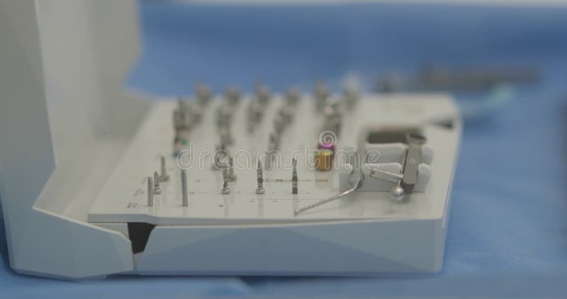 Doctor S Hands with a Working Tool. Preparation and Process of Dental ...