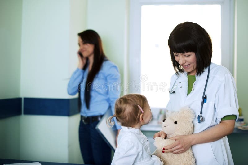 Busy doctor at her office stock photo. Image of doctors - 33127046