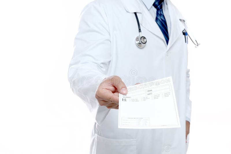 Doctor s Prescription stock image. Image of adult, male - 42256087