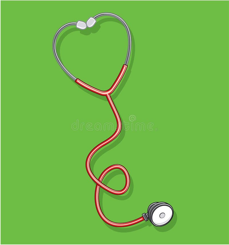 Doctor s stethoscope stock illustration. Illustration of metal - 55331065
