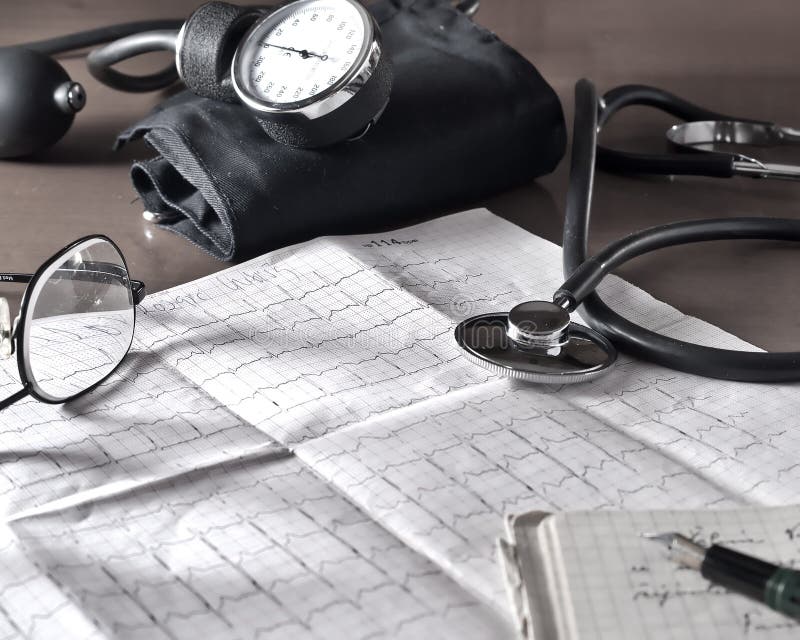 Doctor s table stock image. Image of office, note, medical - 19442865