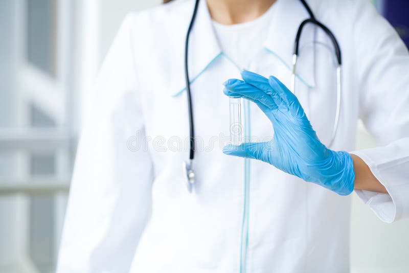 Doctor Scientist in Lab Doing Chemical Test Stock Photo - Image of ...