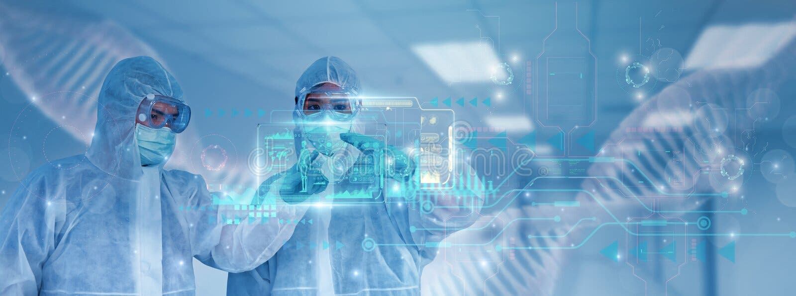 Smart Medical Concept,AI Technology,examination,research,analysis DNA ...