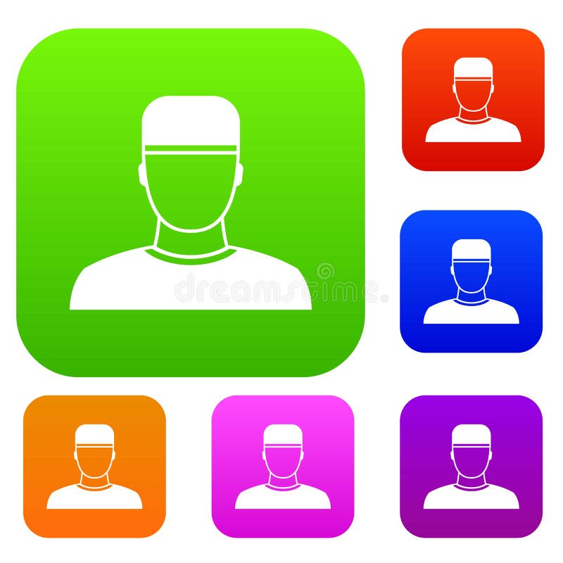 Doctor set collection stock vector. Illustration of doctor - 98473608