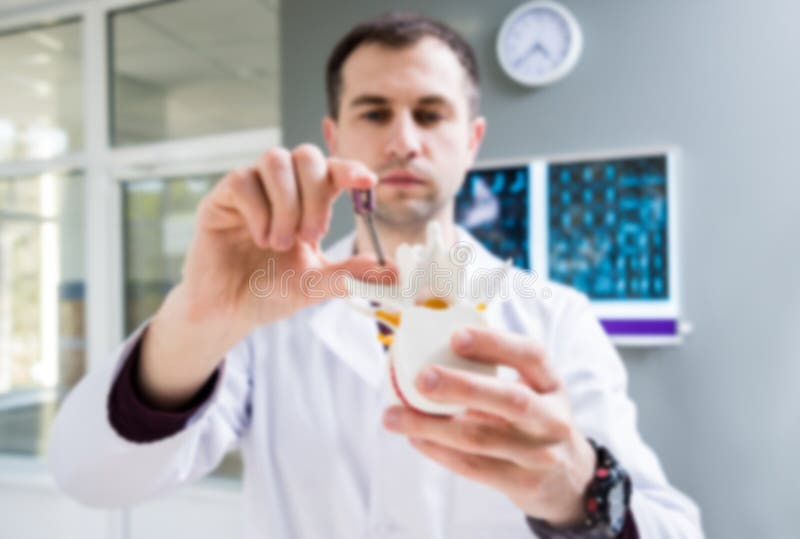 Doctor Show Polyaxial on the Spine Model. Spine Fixation Systems Stock ...