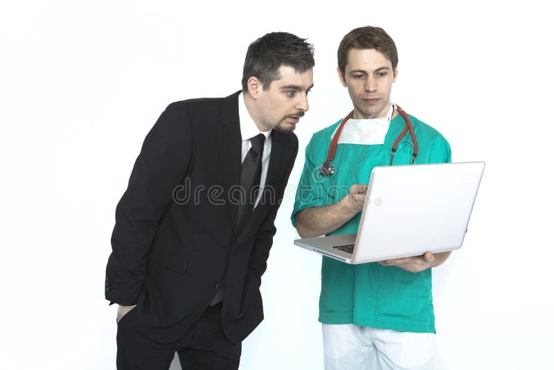 Doctor Showing Test Results To a Patient Stock Photo - Image of h1n1 ...