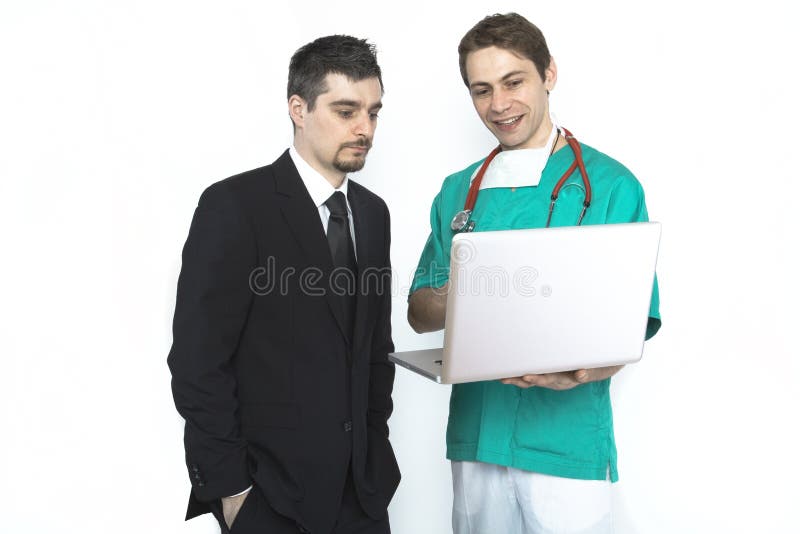 Doctor Showing Test Results To a Patient Stock Photo - Image of ...