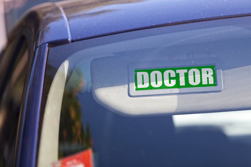 Doctor sun visor sign stock photo. Image of sign, horizontal - 302982666