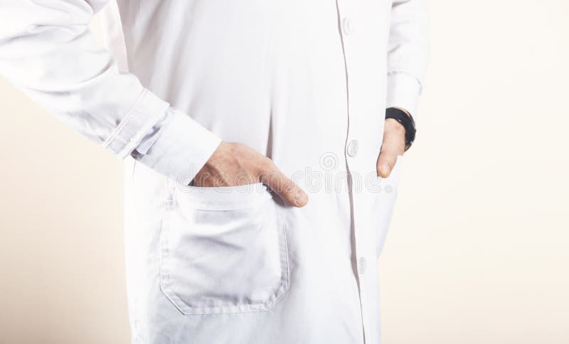 Doctor Standing with Hands in Pocket Stock Photo - Image of health ...