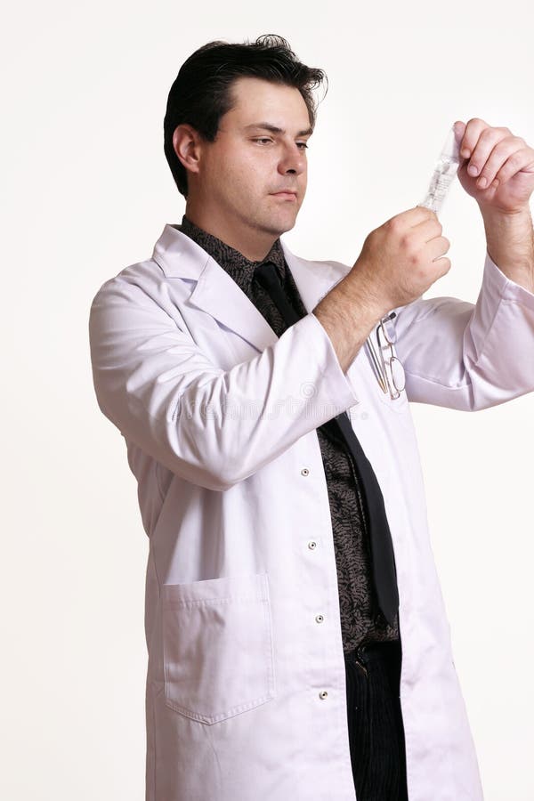 Doctor with Sterile Solution Stock Photo - Image of sickness, intern: 32158