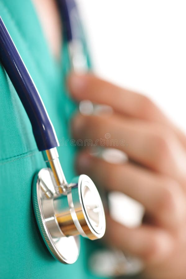 Doctor with stethoscope stock image. Image of medicine - 10358569