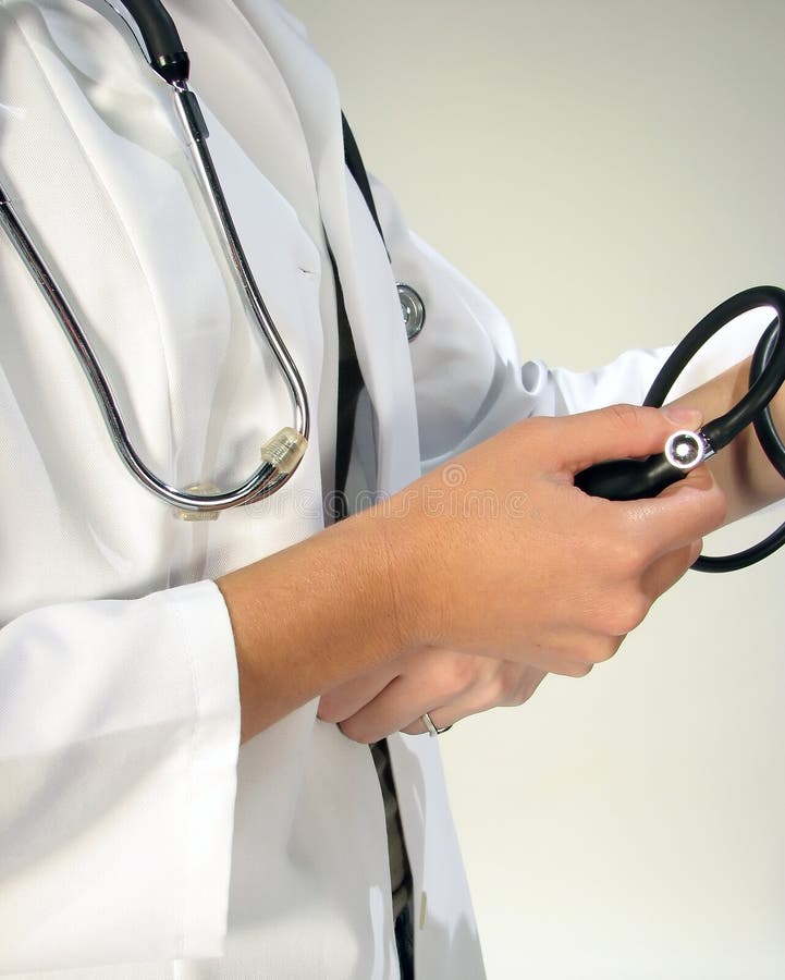 Doctor with stethoscope stock image. Image of green, stethoscope - 814981