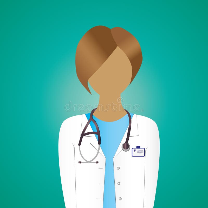 Doctor with Stethoscope Vector Image Stock Vector - Illustration of ...