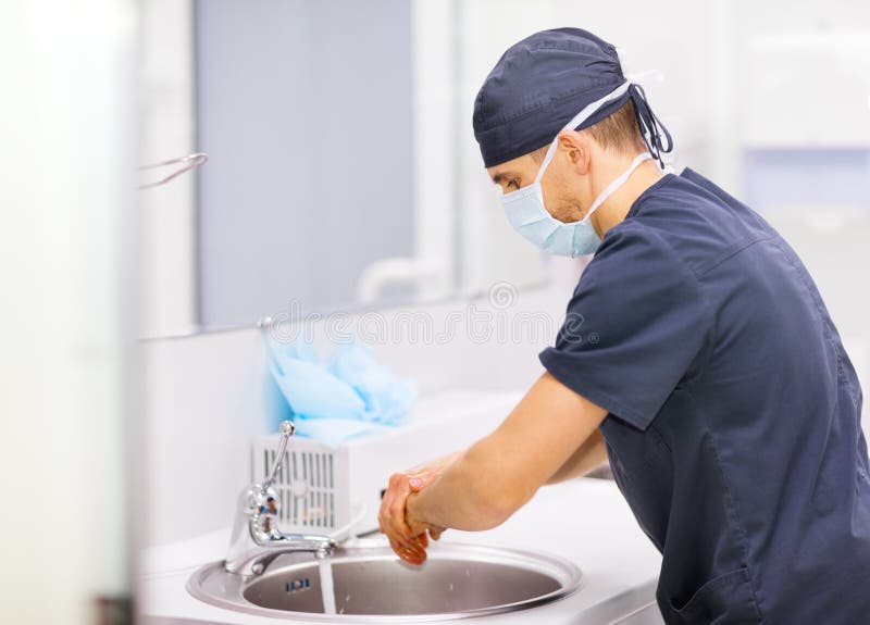 Doctor Surgeon Washing Hands Stock Image - Image of medical, care: 84929971