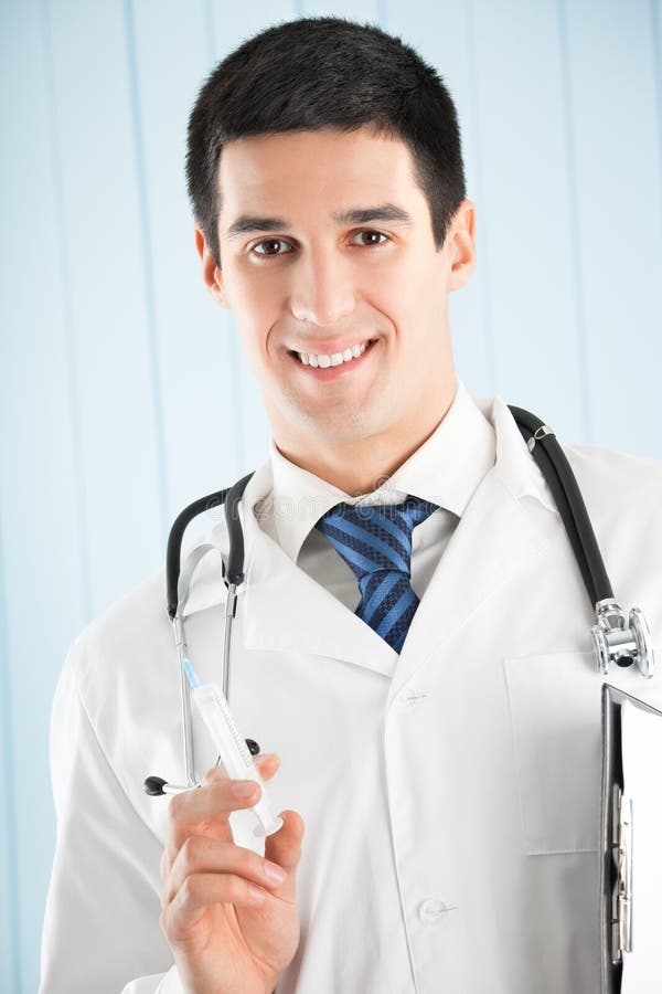 Male Doctor stock image. Image of orderly, uniform, standing - 17919183