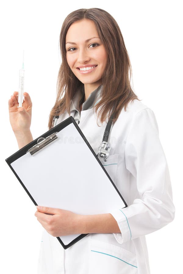 Doctor with syringe stock photo. Image of drug, consulting - 8914334