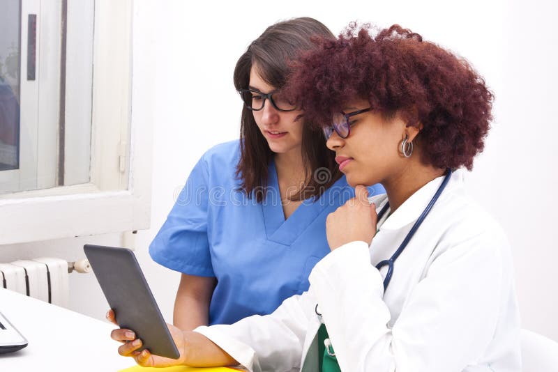 Doctor with tablet stock photo. Image of tablet, digital - 70518988