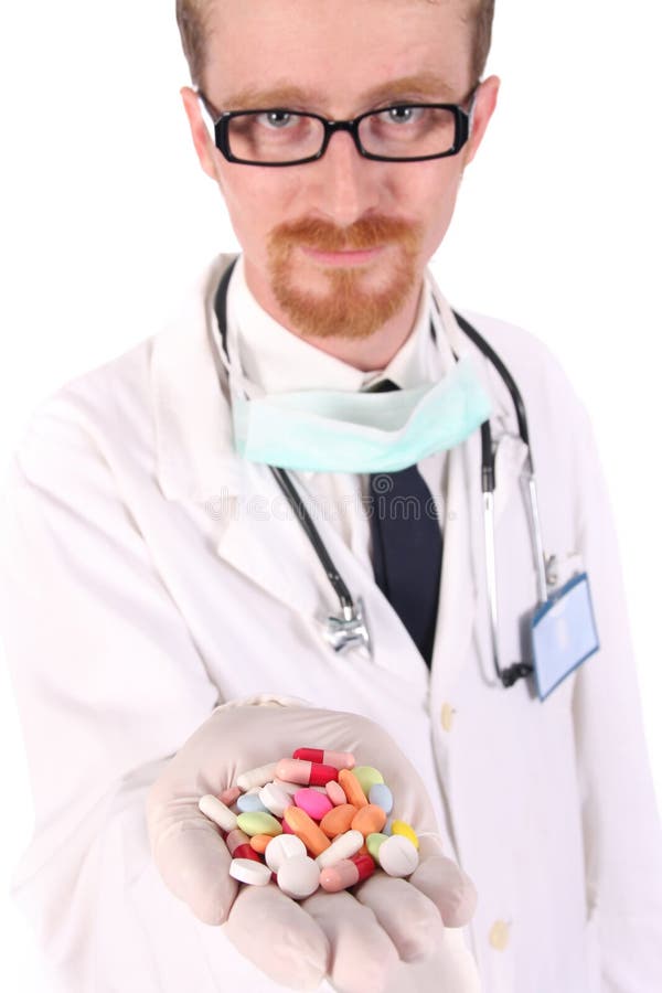 Doctor With Tablets Picture. Image: 4864956