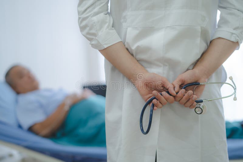 Doctor Take Care of Patient in Hospital Stock Photo - Image of medical ...