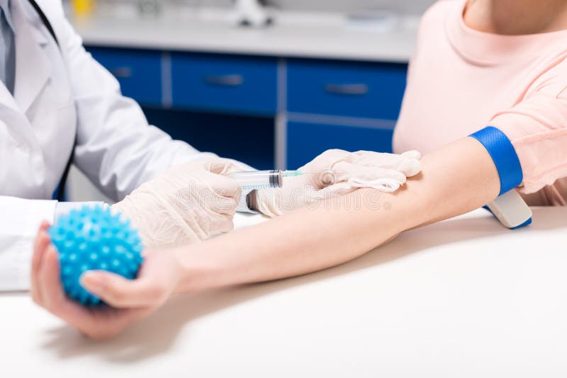 Doctor Taking Patient Blood for Test Stock Image - Image of doctor ...