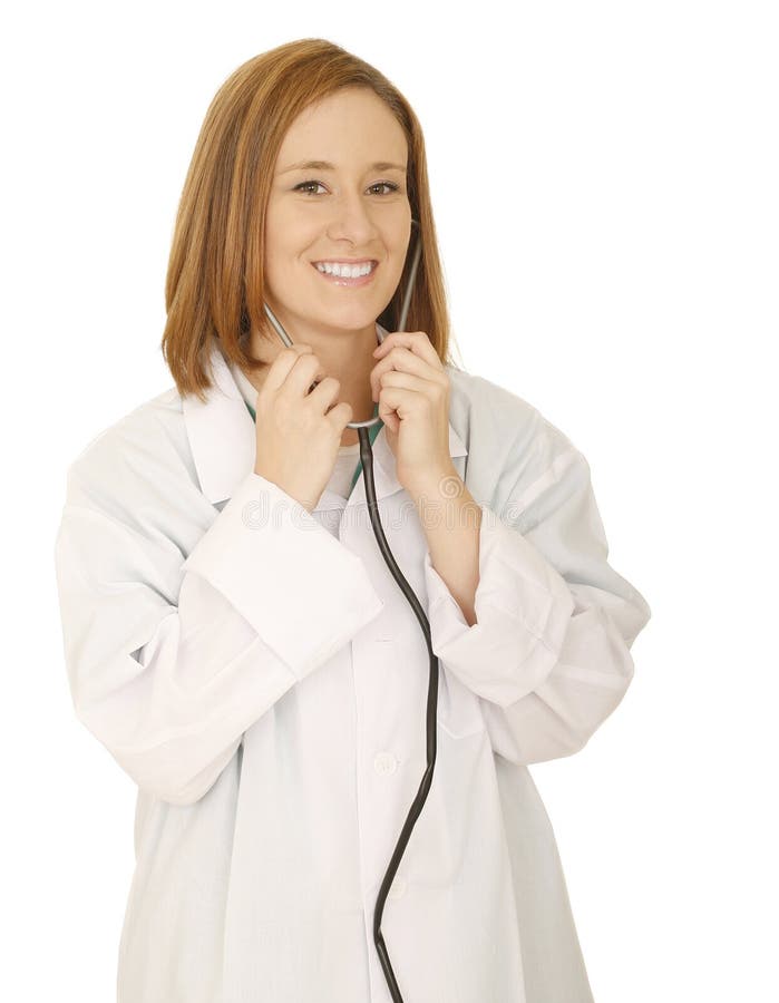 Woman Doctor Holding Stethoscope Picture. Image: 16881677