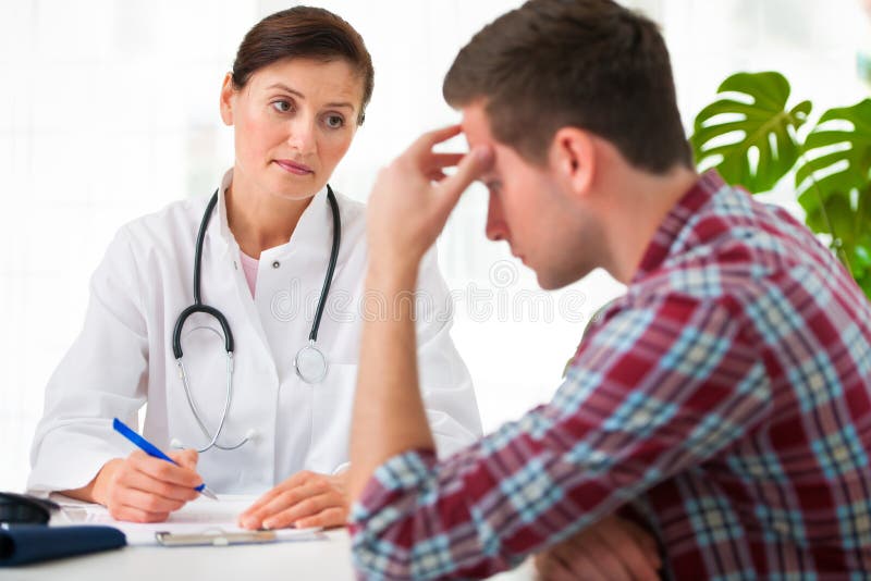 Doctor talking to patient stock photo. Image of care - 29162368
