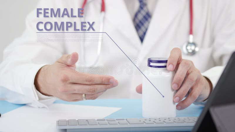 Doctor Talks about a Generic FEMALE COMPLEX in His Workplace Stock ...