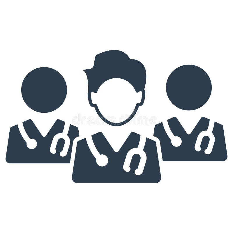 Beautifully Designed Doctor Team Icon Stock Vector - Illustration of ...
