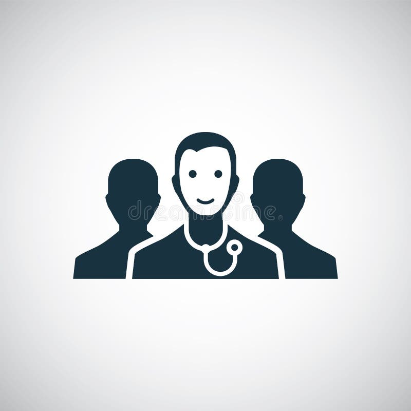 Doctor Team Icon for Web and Stock Vector - Illustration of concept ...