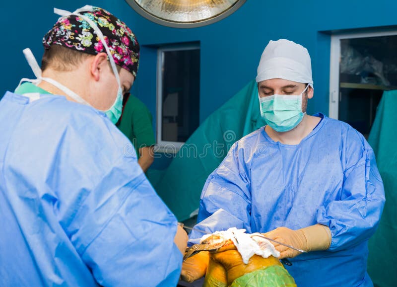 Medical Team during Operation Stock Image - Image of physicians ...