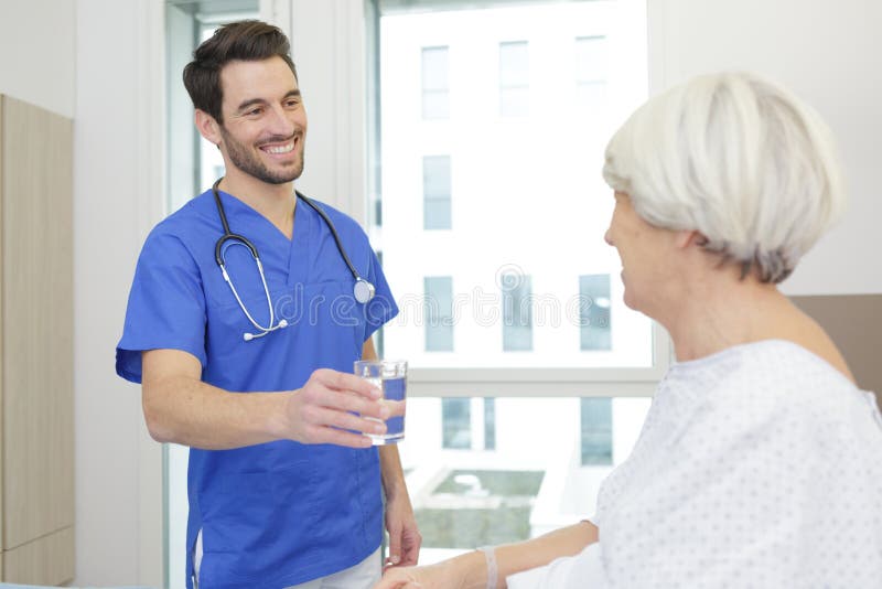 Doctor Telling Patient Results Medical Tests Stock Image - Image of ...