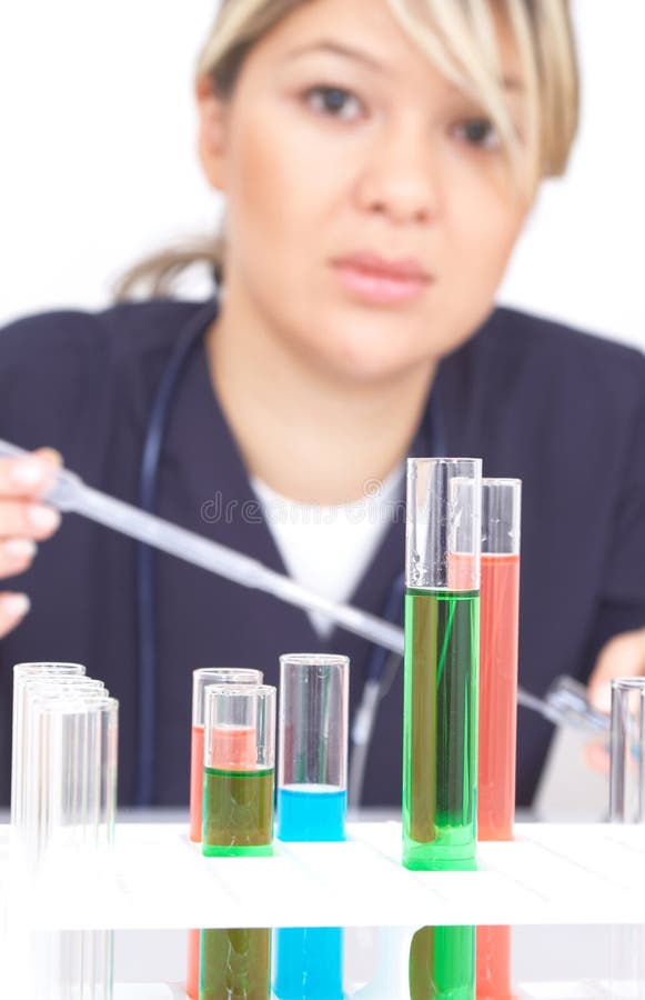 Doctor with test tubes stock photo. Image of healthcare - 2114928