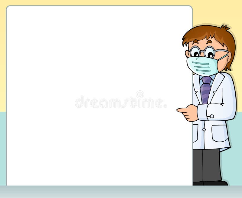 Doctor theme frame 2 stock vector. Illustration of profession - 176913733