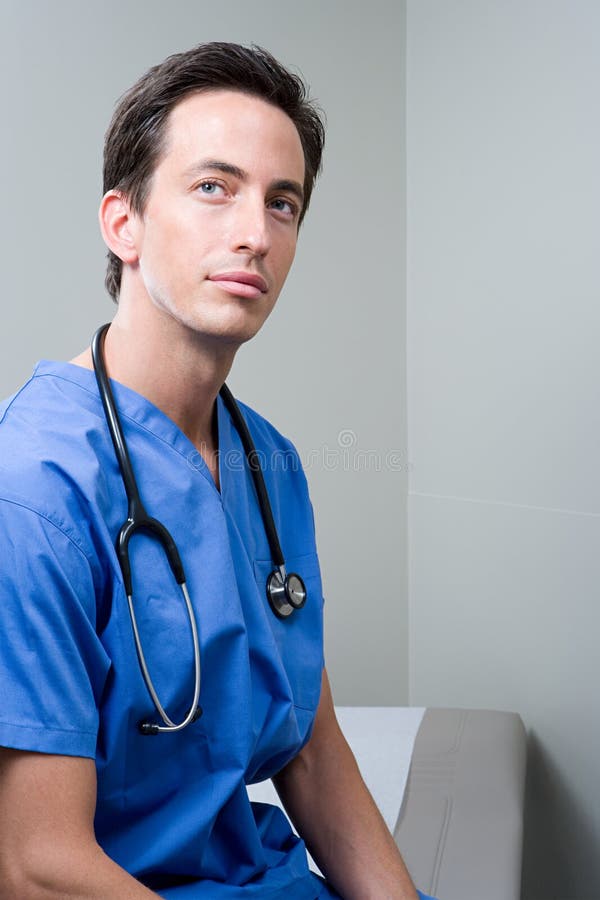 Doctor thinking stock photo. Image of proud, future, caucasian - 62562350
