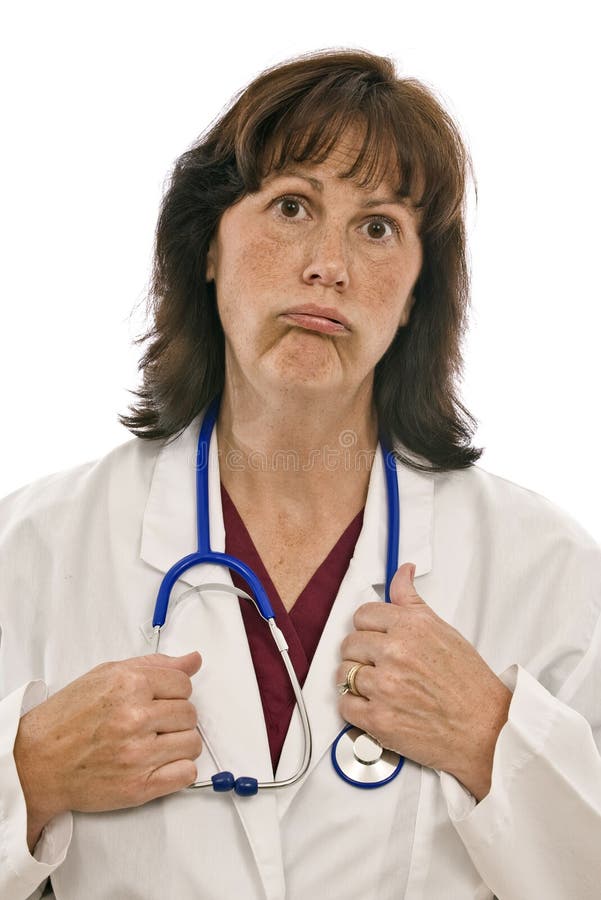 El Doctor Cansado with Headache Imagen de archivo - Imagen de sentada ...