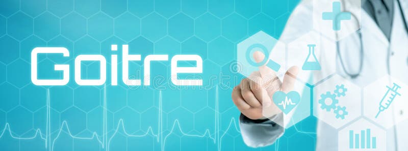 Goitre stock photo. Image of medicine, interface, neck - 337139634