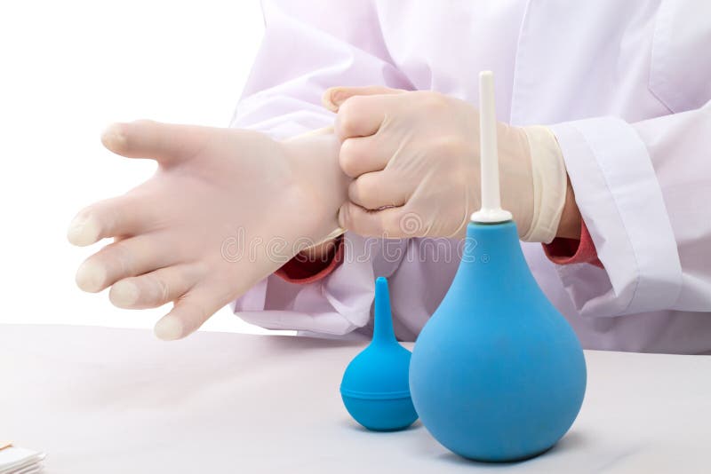 Doctor and Two a Douche is a Device Stock Image - Image of soft ...