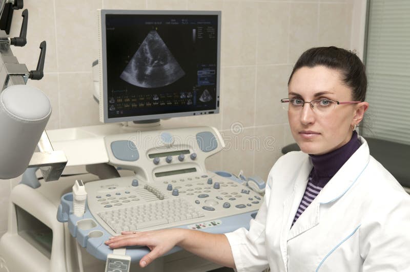 Doctor with Ultrasound Scan Stock Image - Image of scan, technology ...