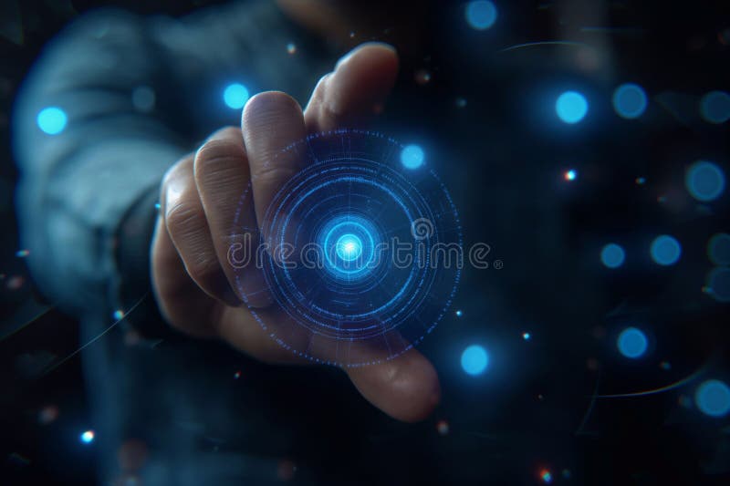 Doctor Using Advanced Medical Hologram Technology Data Generative Ai ...