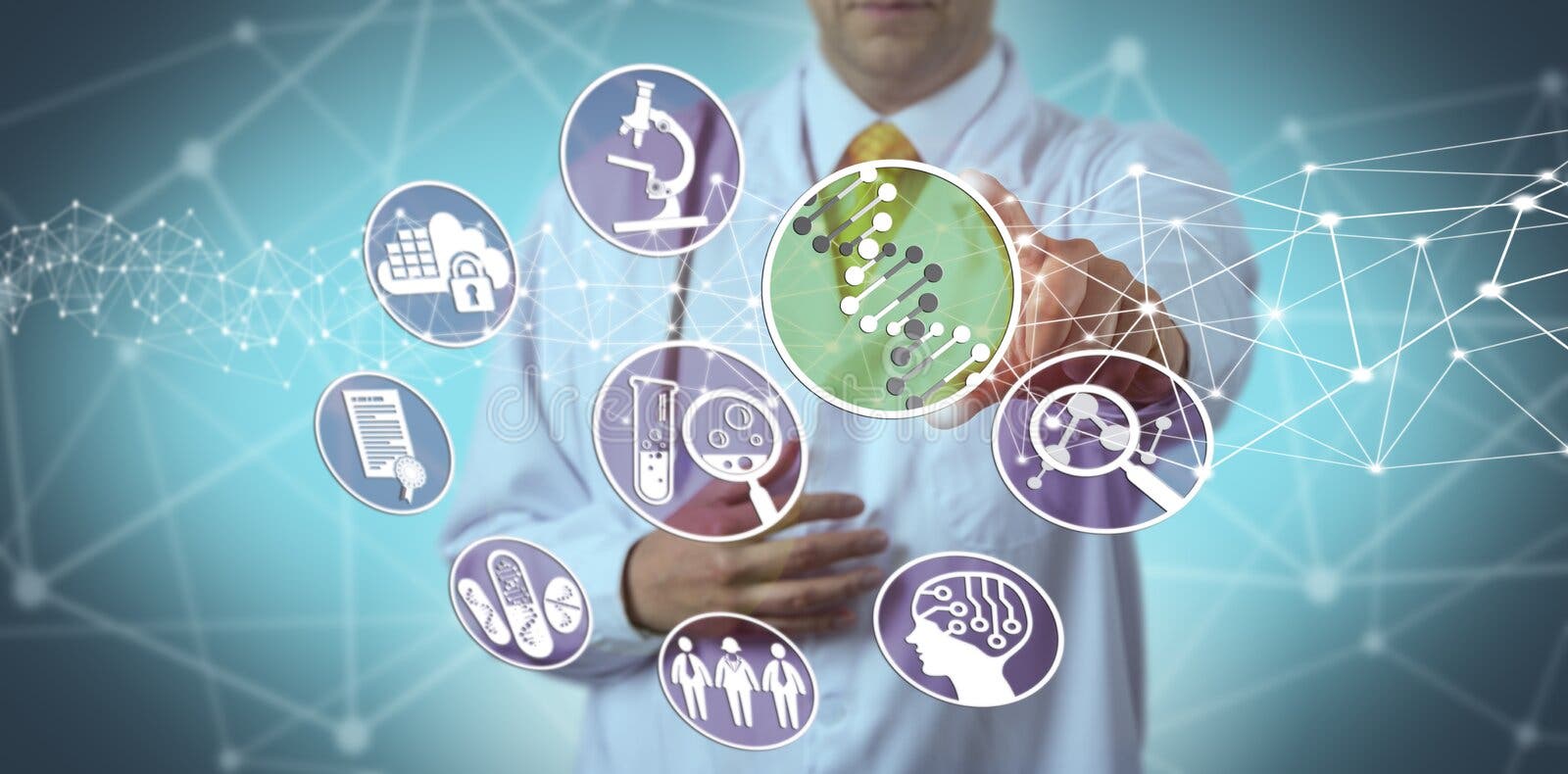 Doctor Securing Data Across Networked Devices Stock Photo - Image of ... Doctor Securing Data Across Networked Devices Stock Photo - Image of ...