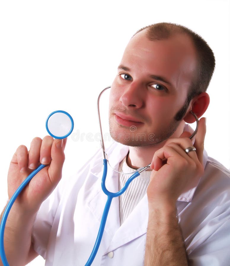 Doctor using a stethoscope stock image. Image of american - 4277037 Doctor using a stethoscope stock image. Image of american - 4277037