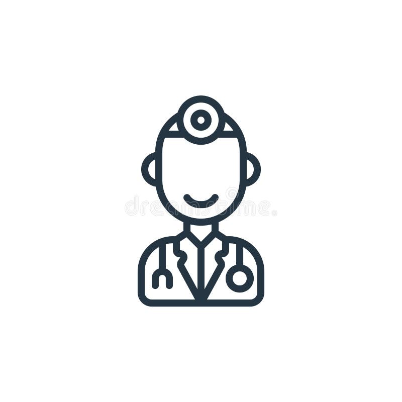Doctor Vector Icon. Doctor Editable Stroke. Doctor Linear Symbol for ...